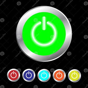 Pushbutton Switch. Symbol, Pushbutton Stock Vector - Illustration of ...