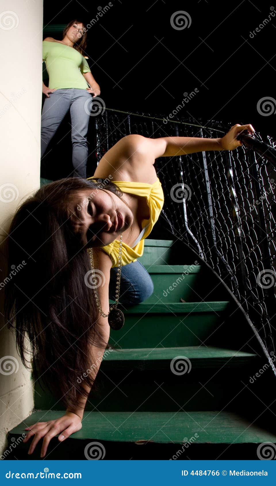 Pushing Someone Down