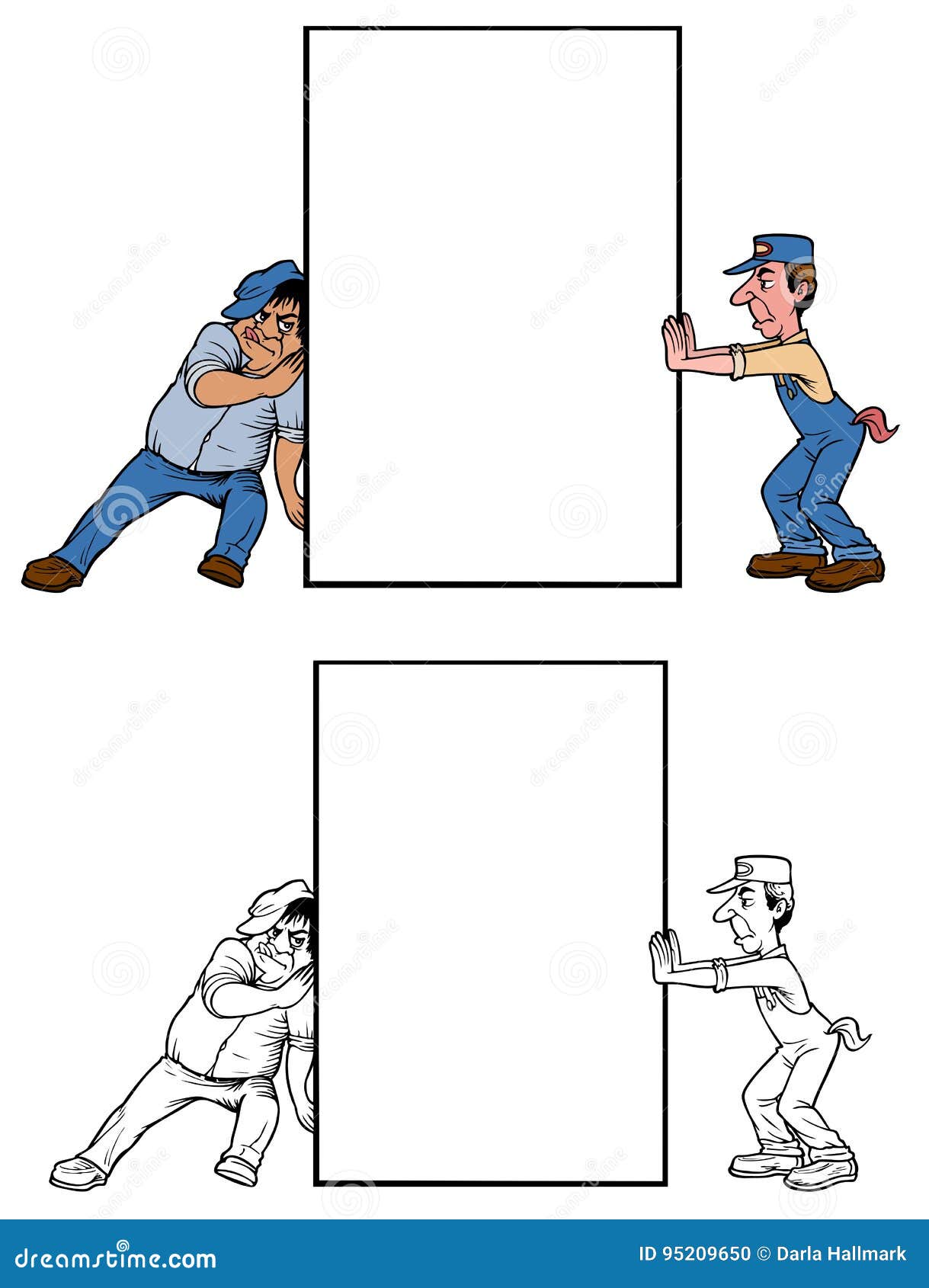 Pushers stock vector. Illustration of uncoordinated, unhelpful - 95209650