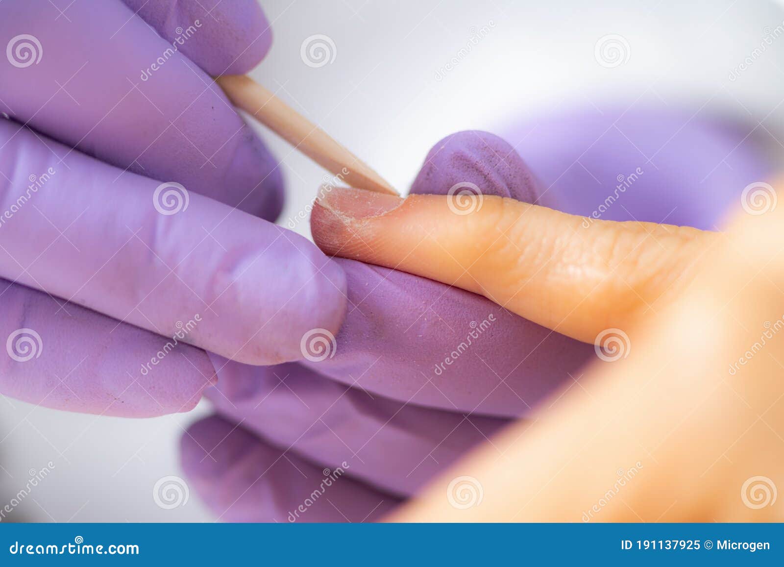 Manicuring Nails stock image. Image of glamour, finger - 191137925