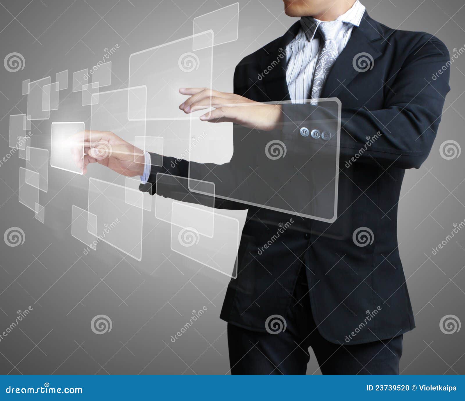 Pushing on a touch screen stock photo. Image of input - 23739520