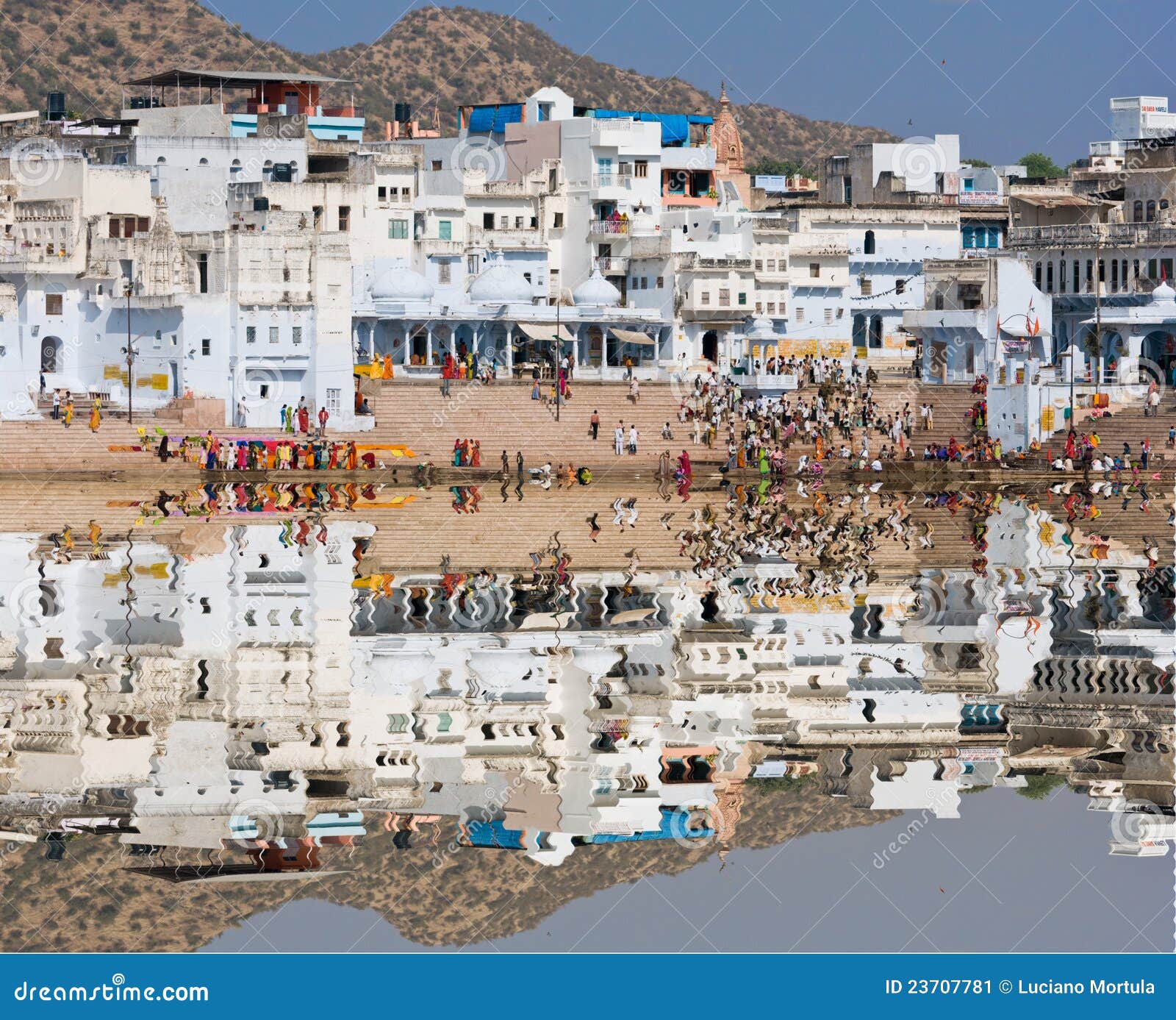 Pushkar, India. stock image. Image of desert, monument - 23707781