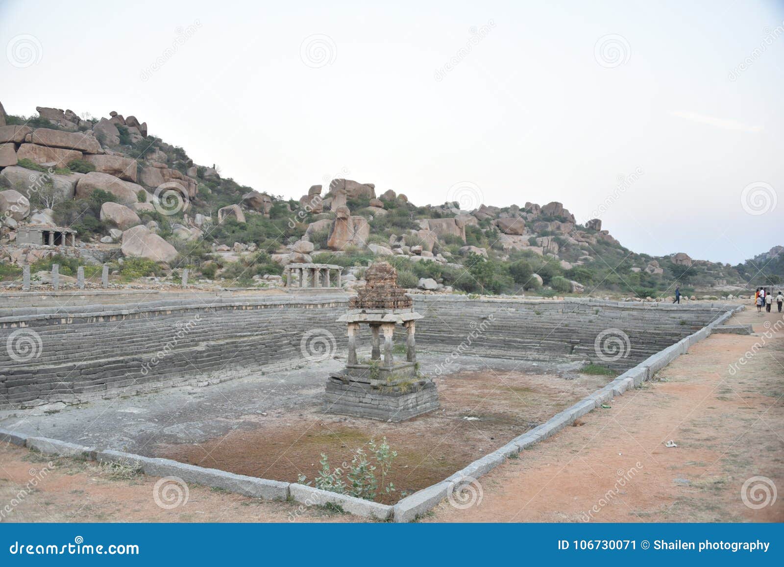Pushkarni, Hampi, Karnataka, India Stock Image - Image of landmark ...