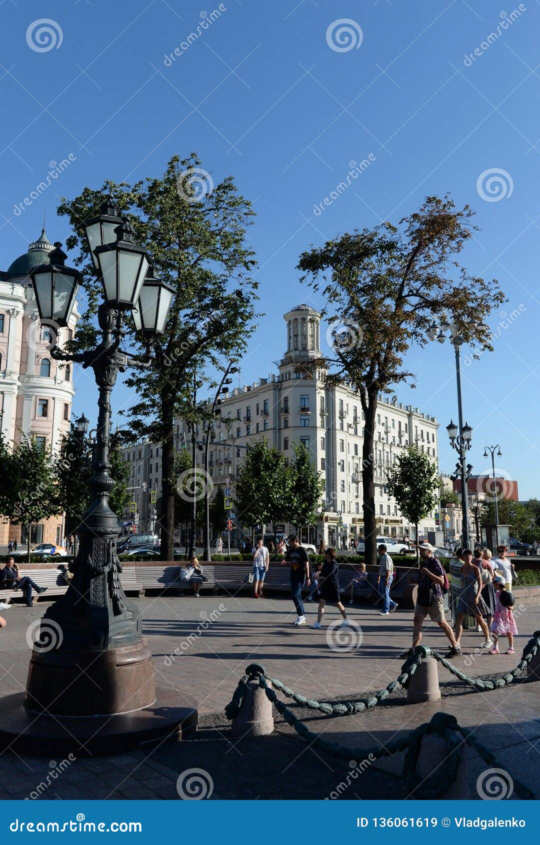 Pushkin Square in the Center of Moscow Editorial Stock Image - Image of ...