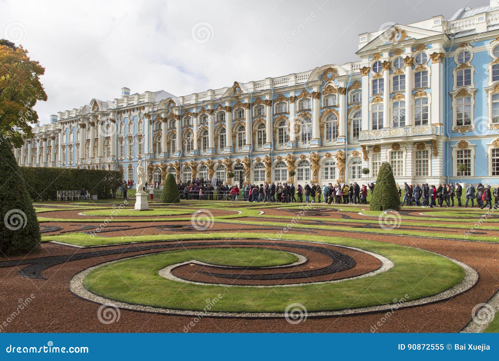 Pushkin Town in St Peterburg Editorial Image - Image of landscape ...