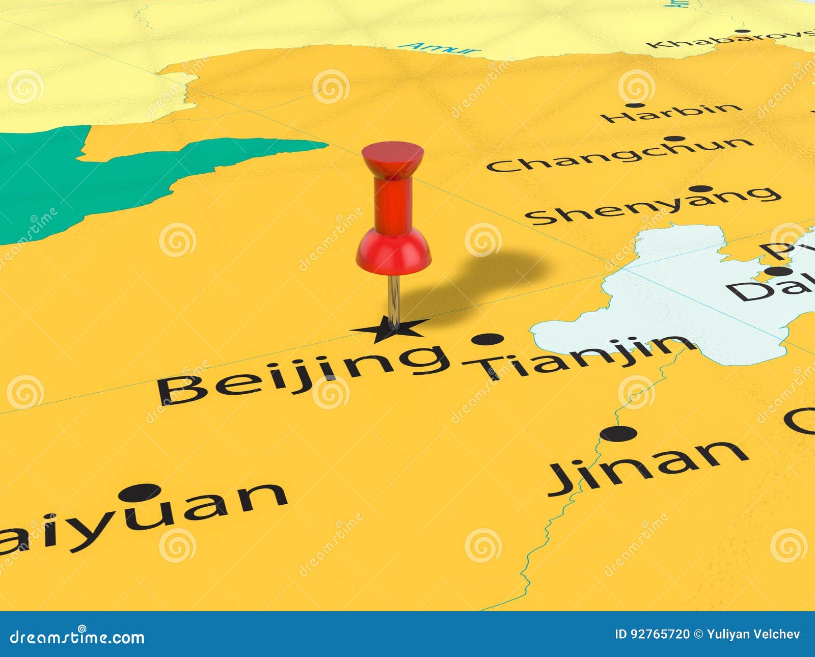 Location Map Of Beijing Municipality Cartoon Vector | CartoonDealer.com ...