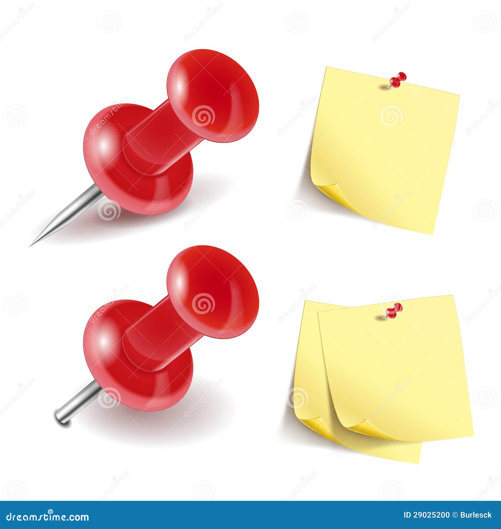 Pushpin icon stock vector. Illustration of white, attach - 29025200