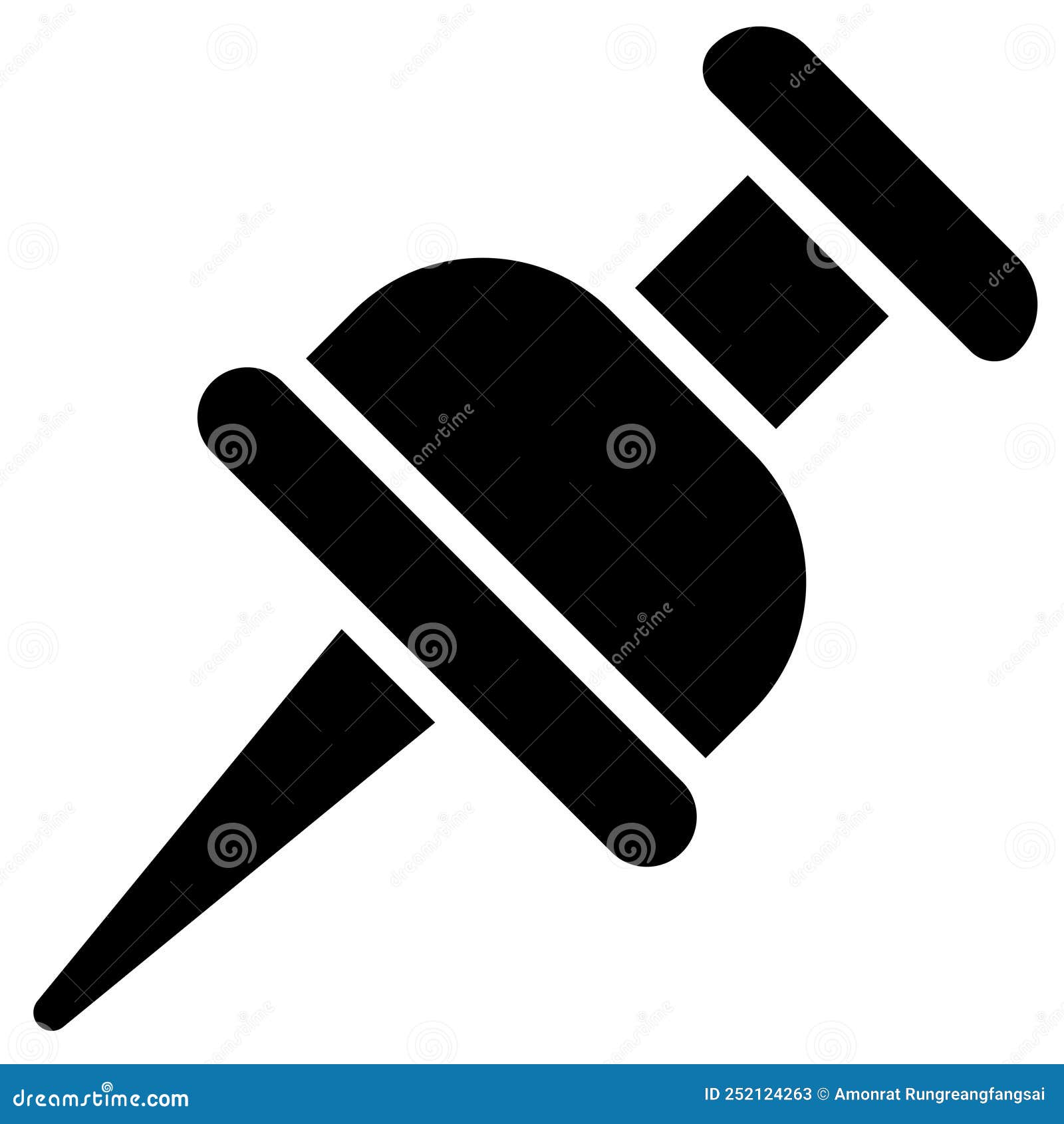 Pushpin Icon, Location Map and Navigation Vector Stock Vector ...