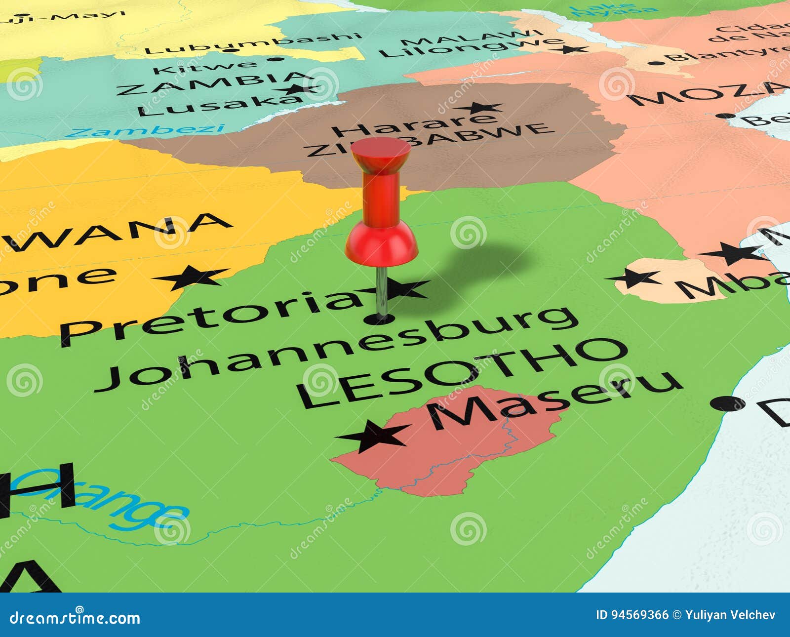 Pushpin Johannesburg Map Stock Illustrations – 2 Pushpin Johannesburg ...