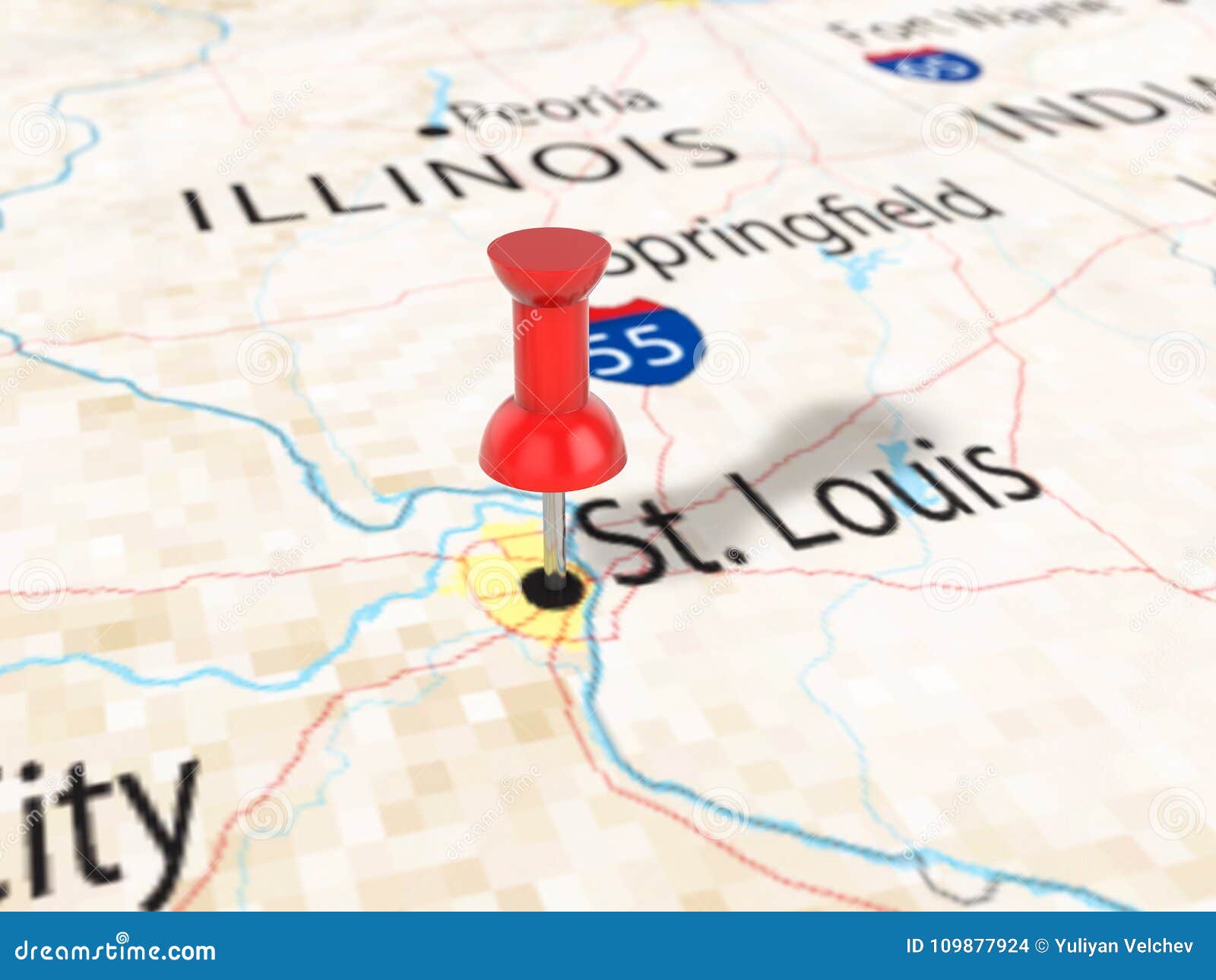 St Louis Map Stock Illustrations – 101 St Louis Map Stock Illustrations ...