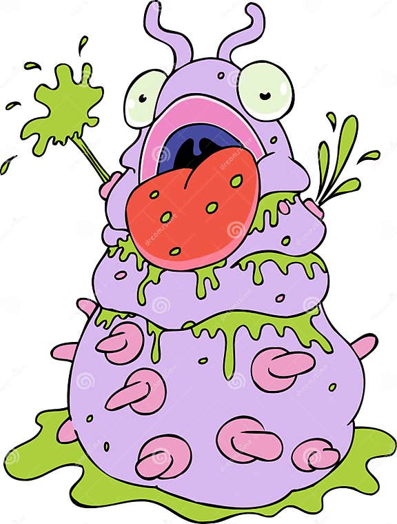 Puss Monster stock vector. Illustration of oozing, design - 9437274