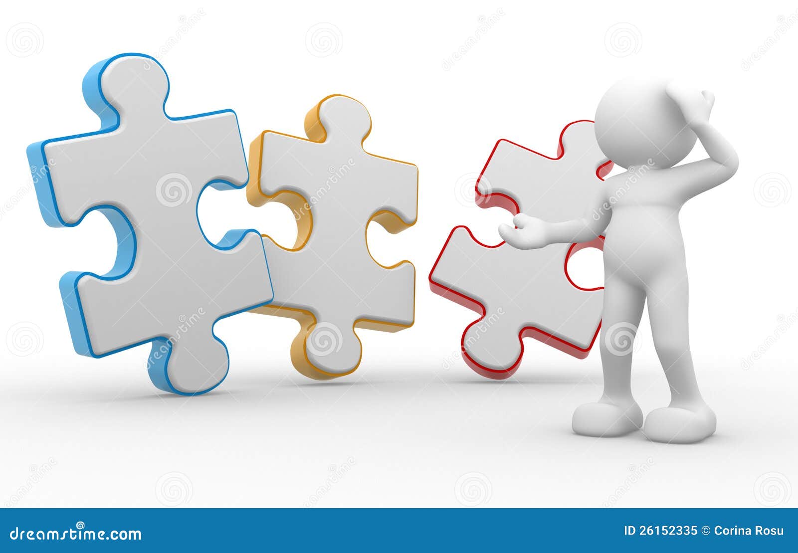 Pussel stock illustrationer. Illustration av ensamt, pussel - 26152335