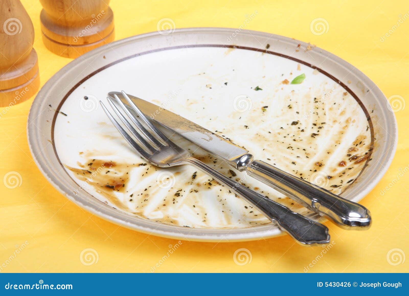 Pusty talerz zdjęcie stock. Obraz złożonej z czyszczenie - 5430426