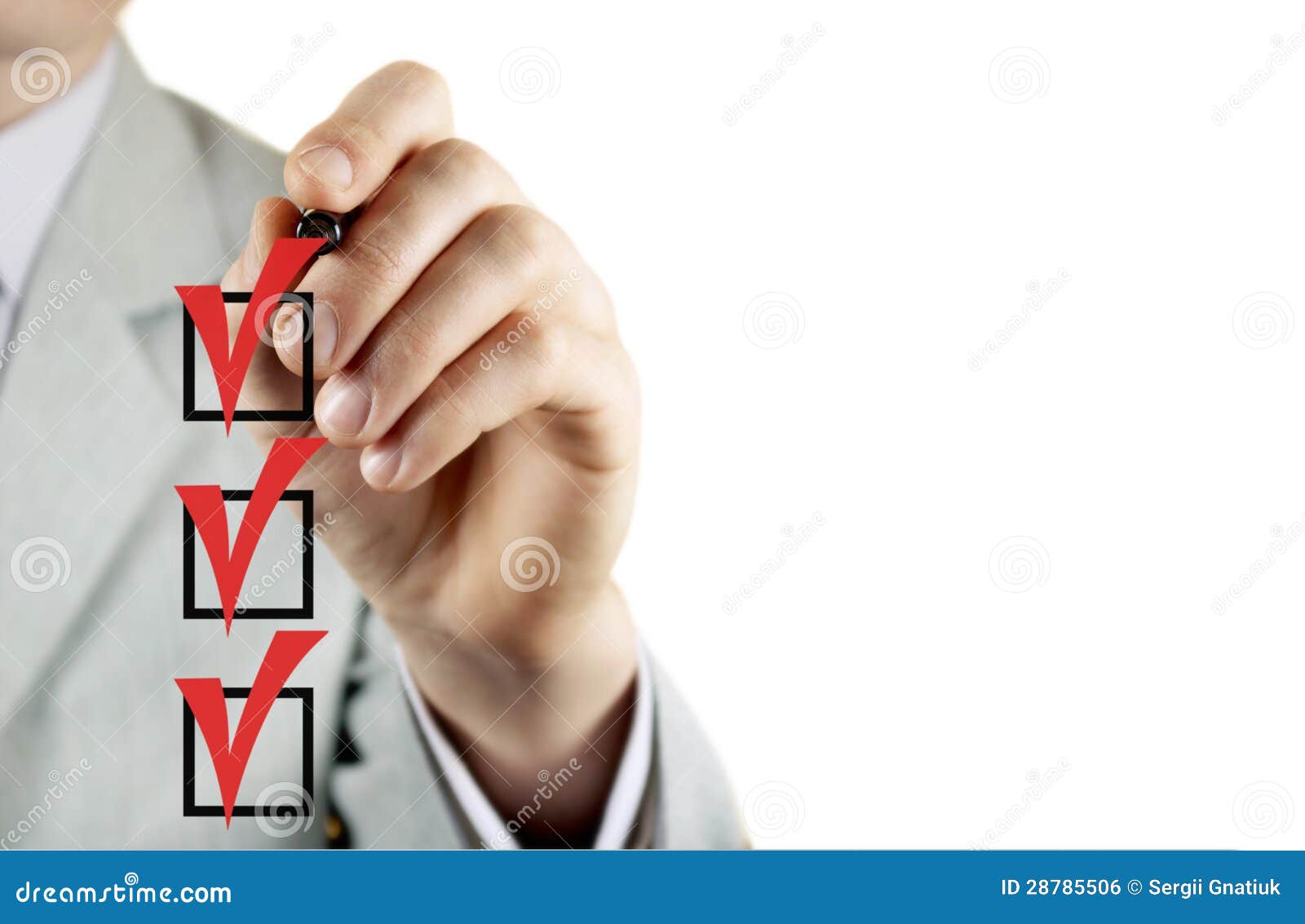 Put the check stock photo. Image of symbol, checklist - 28785506