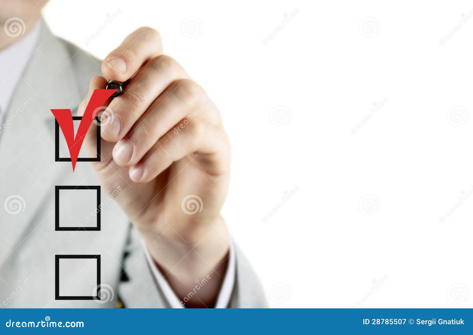 Put the check stock image. Image of square, chart, exam - 28785507