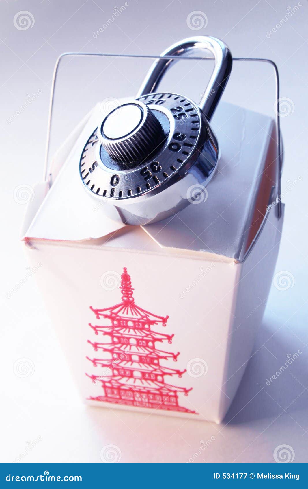 Put a Lock on Fast Food stock image. Image of macro, foods - 534177