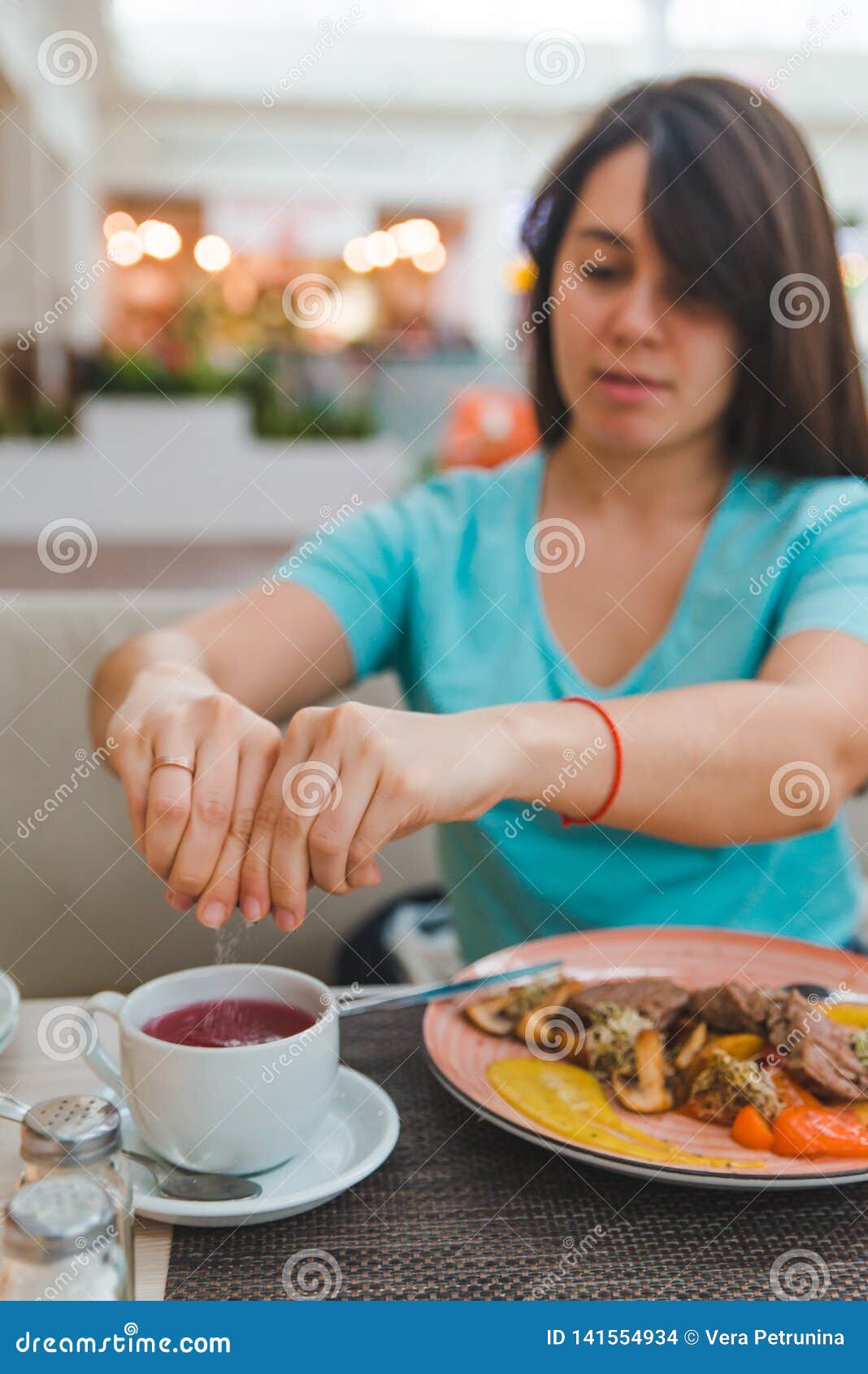 Put Sugar in Cup of Fruit Tea Stock Photo - Image of kettle, beautiful ...