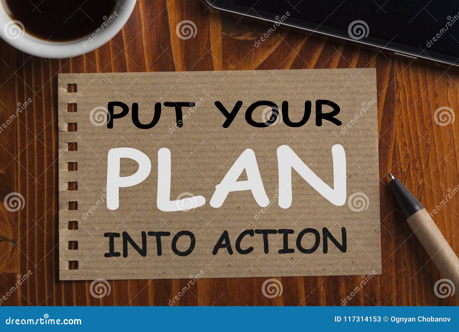 Put Your Plan into Action stock image. Image of action - 117314153