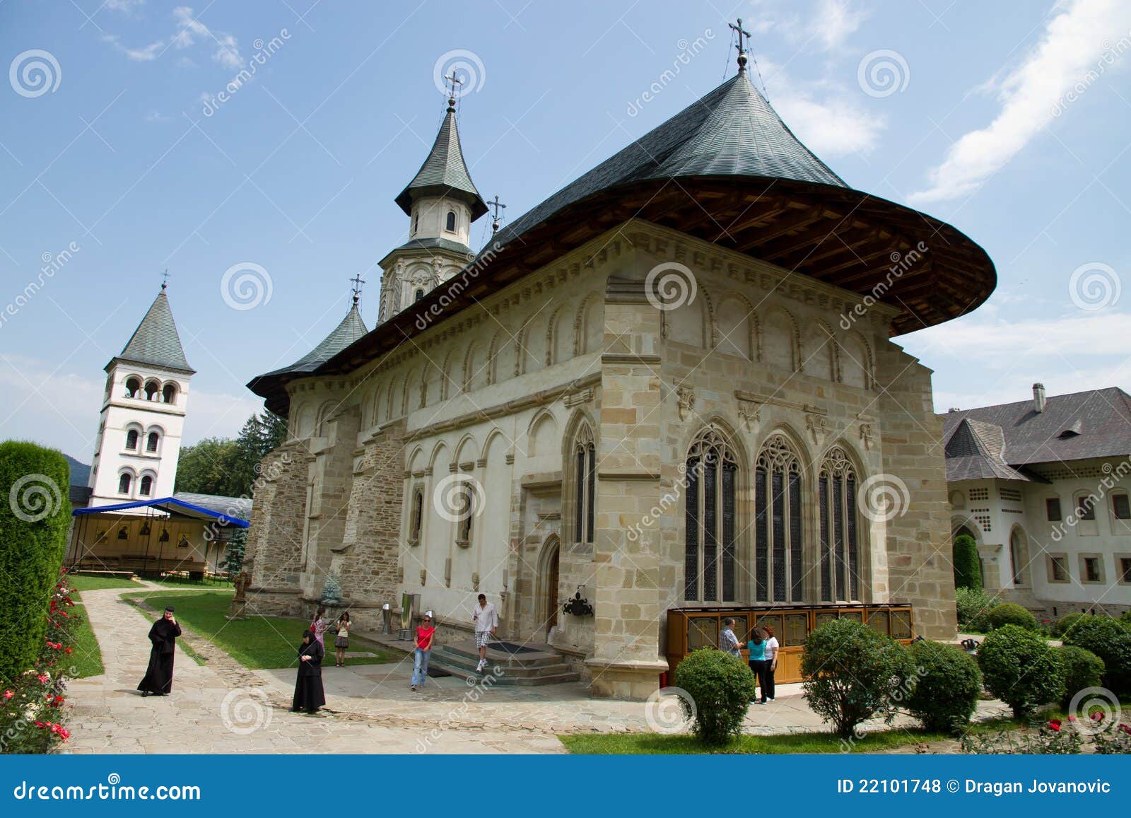 Putna Monastery editorial stock photo. Image of faith - 22101748