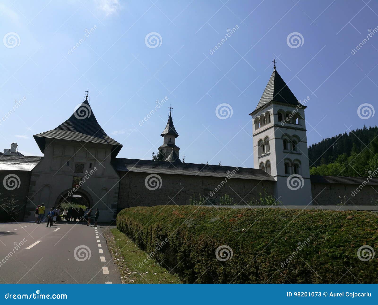 Putna monastery editorial stock photo. Image of entrance - 98201073