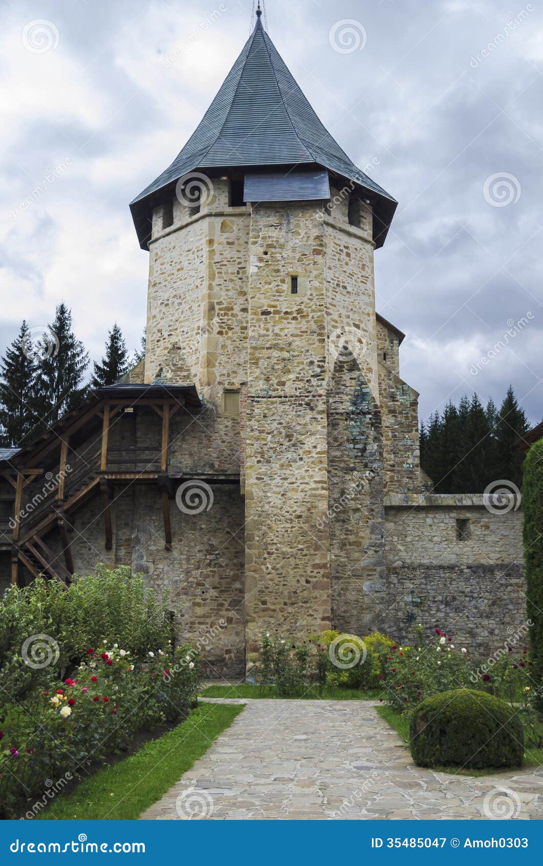 Putna Monastery - Romania - Bucovina Stock Image - Image of carpathians ...