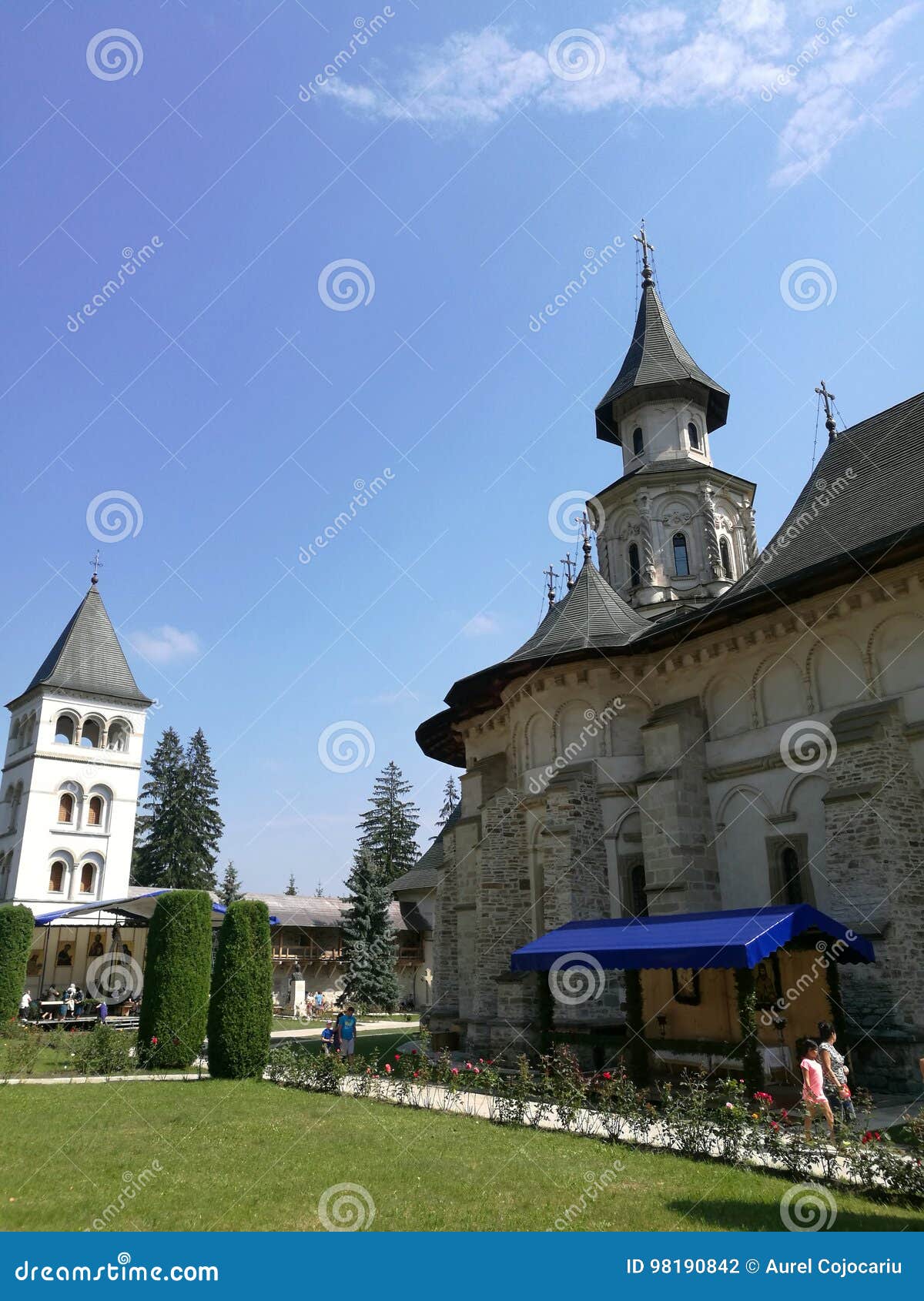 Putna monastery editorial photography. Image of yard - 98190842