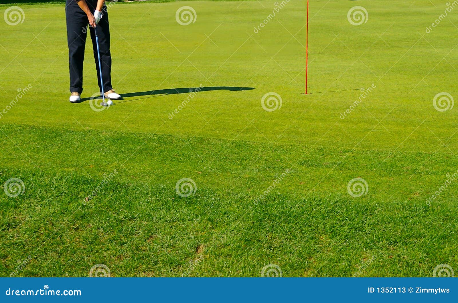 The putt stock image. Image of hole, game, concept, green - 1352113