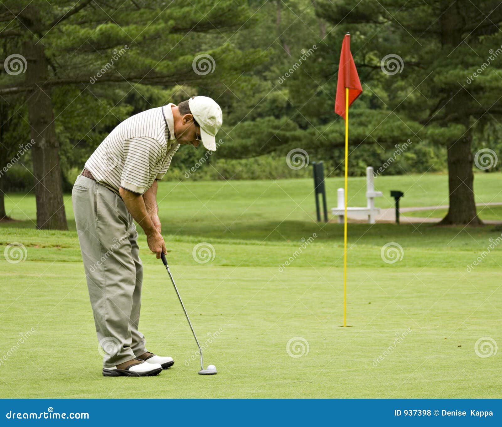 Putt Shot stock photo. Image of lesson, exercise, senior - 937398