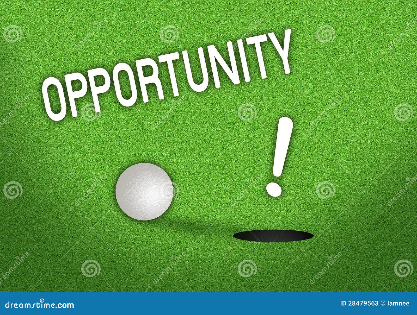 Putted Golf Ball on Edge of Hole Stock Illustration - Illustration of ...