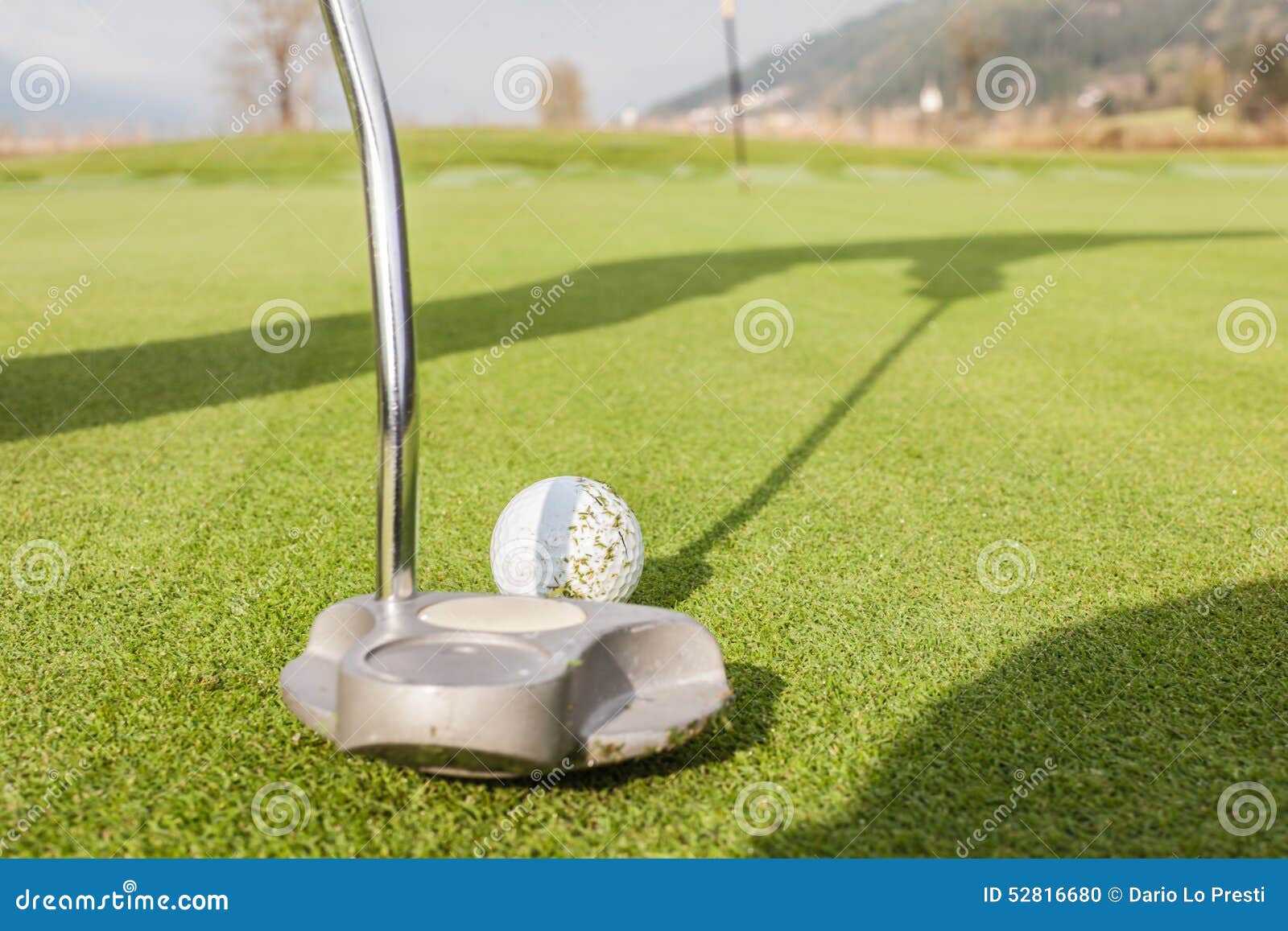 Putter closeup stock photo. Image of putt, activity, equipment - 52816680