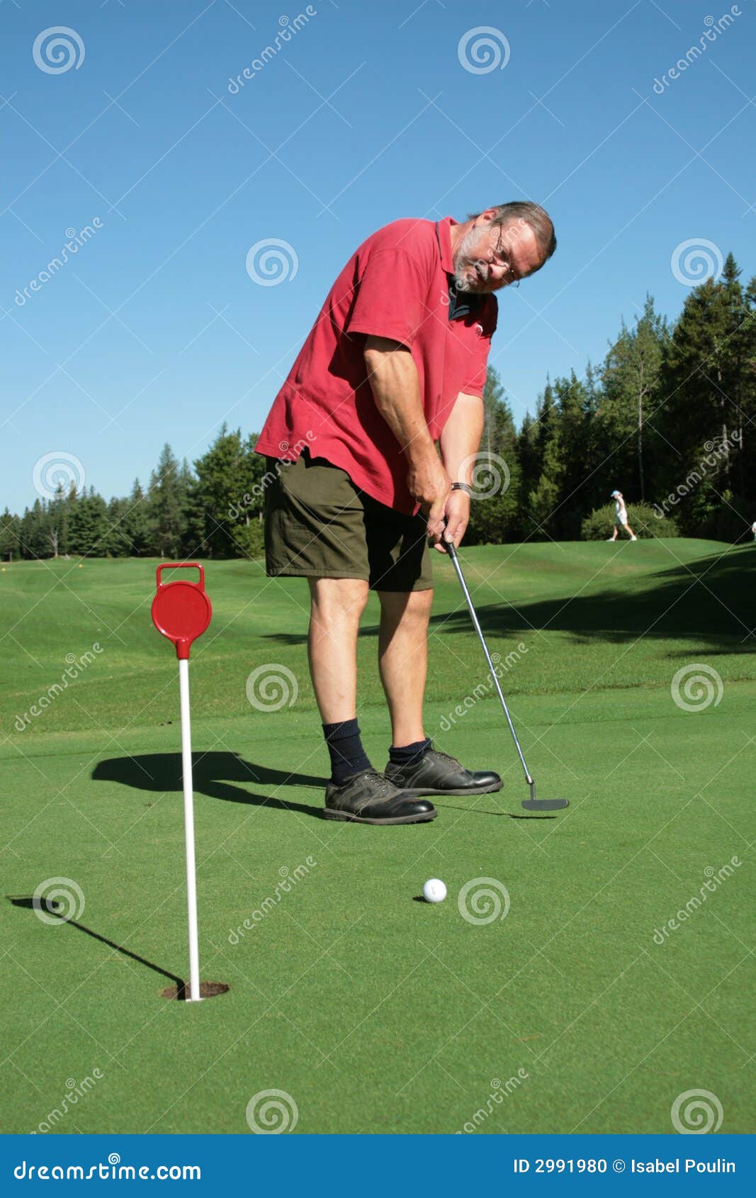 Putting stock photo. Image of life, domestic, golfing - 2991980