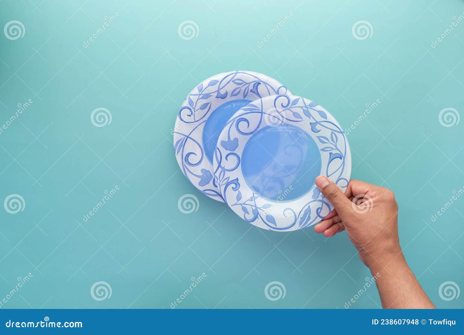 Putting Empty Plate on Table Stock Photo - Image of nutrition, fork ...