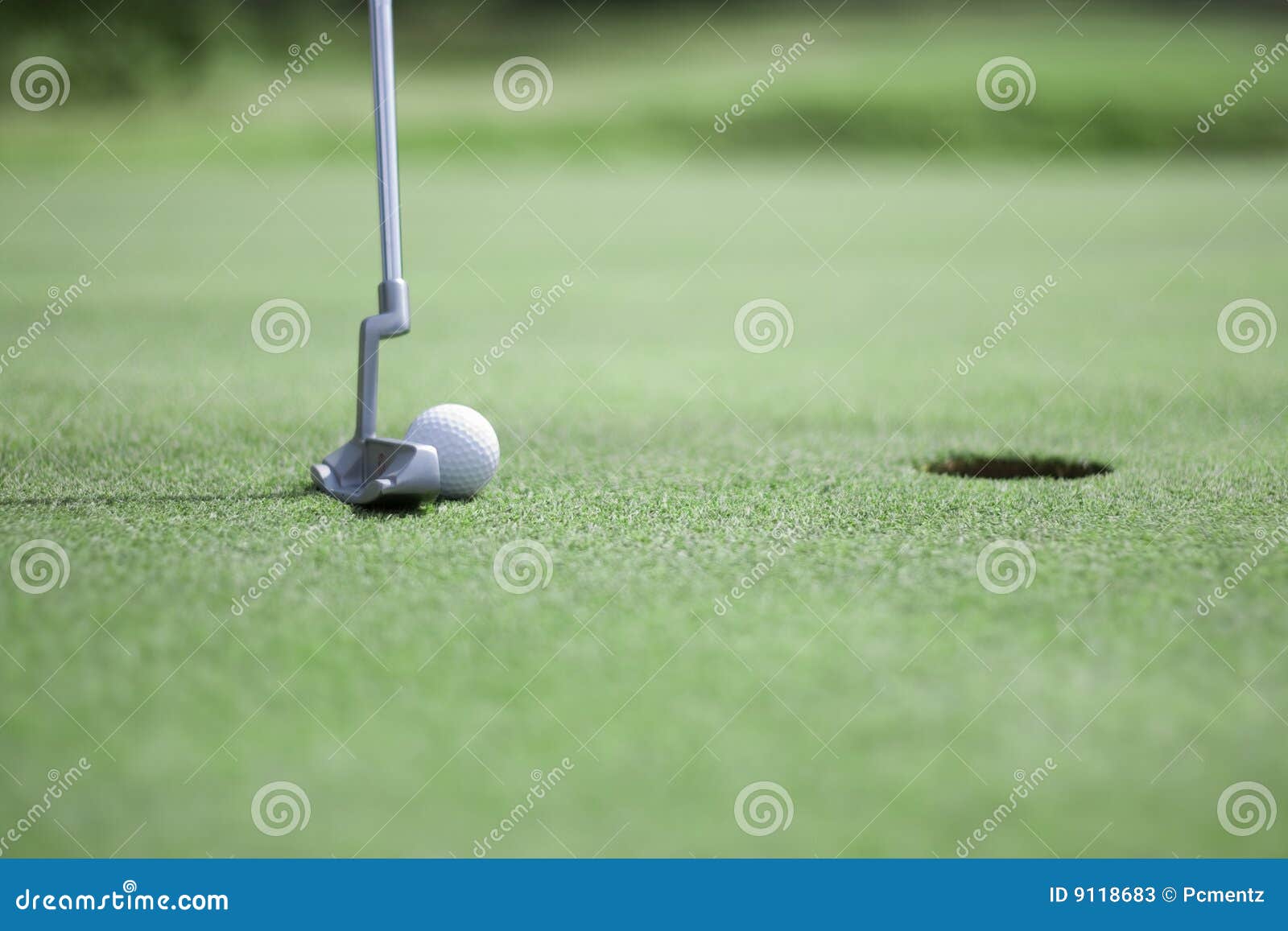 Putting golf ball stock image. Image of field, ball, activity - 9118683