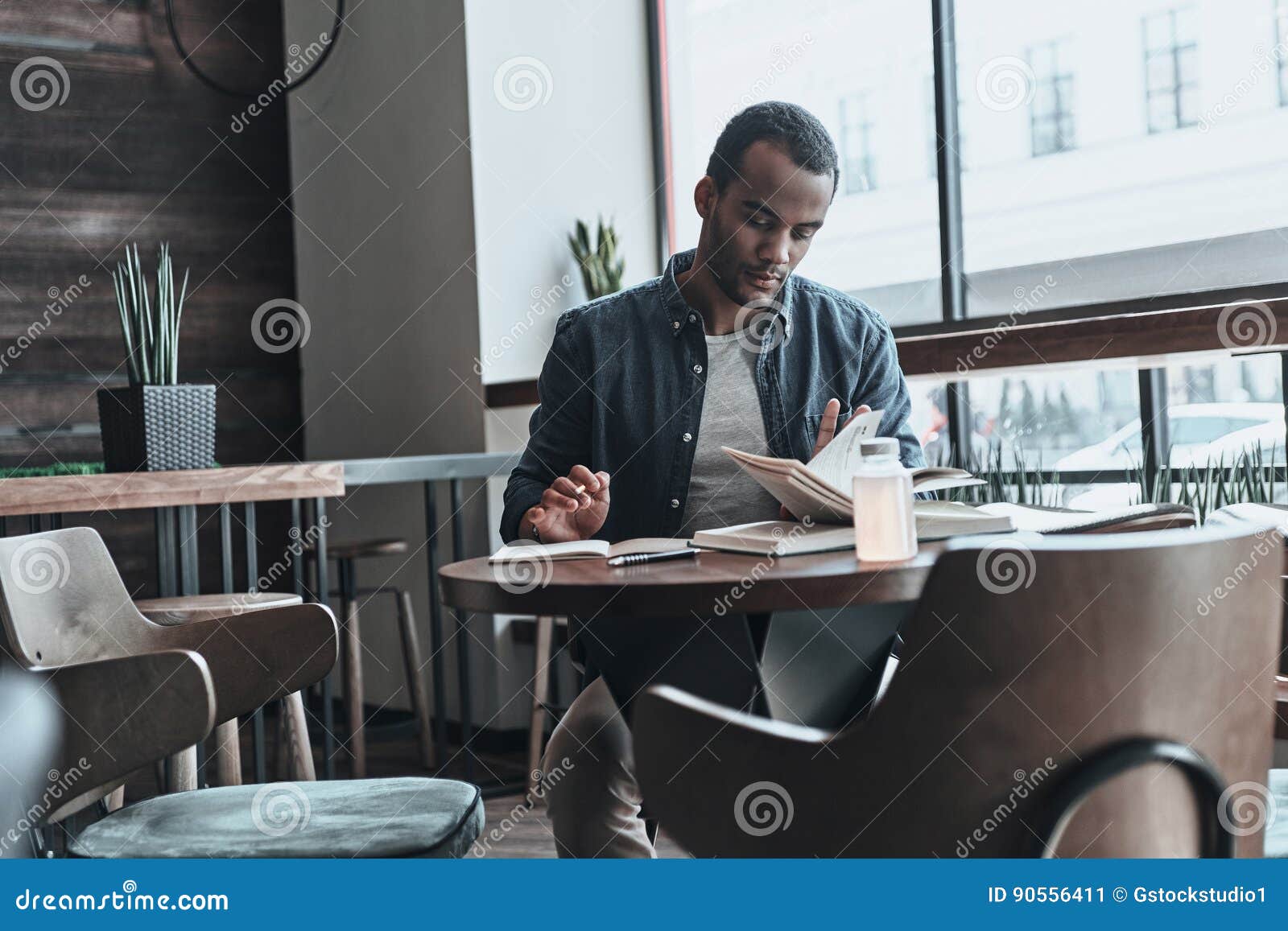 Putting Ideas into Something Real. Stock Image - Image of indoors ...
