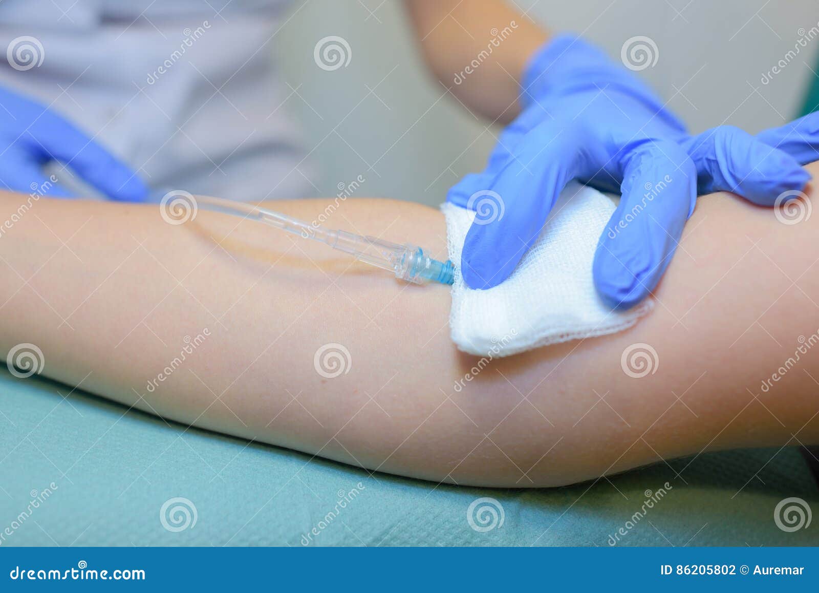 Putting IV to patient stock photo. Image of patient, health - 86205802
