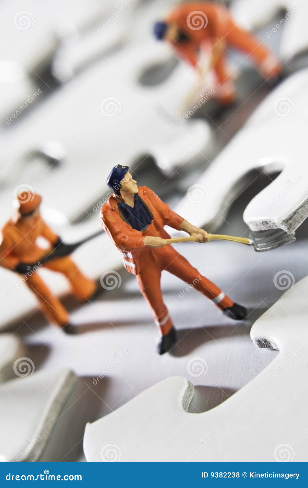 Putting the Pieces Back Together Stock Photo - Image of rebuild, manual ...