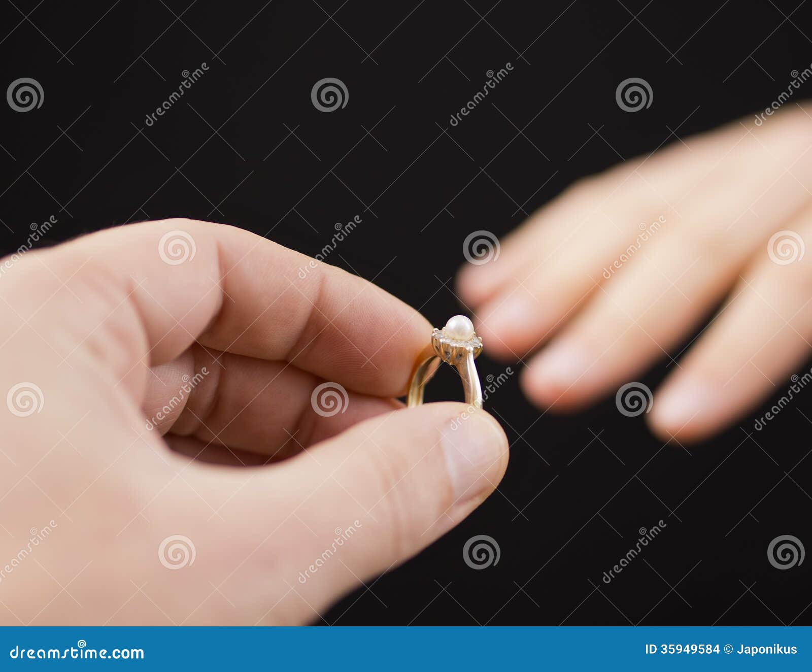 Putting a Ring on Girl S Hand Stock Photo - Image of beauty, beautiful ...