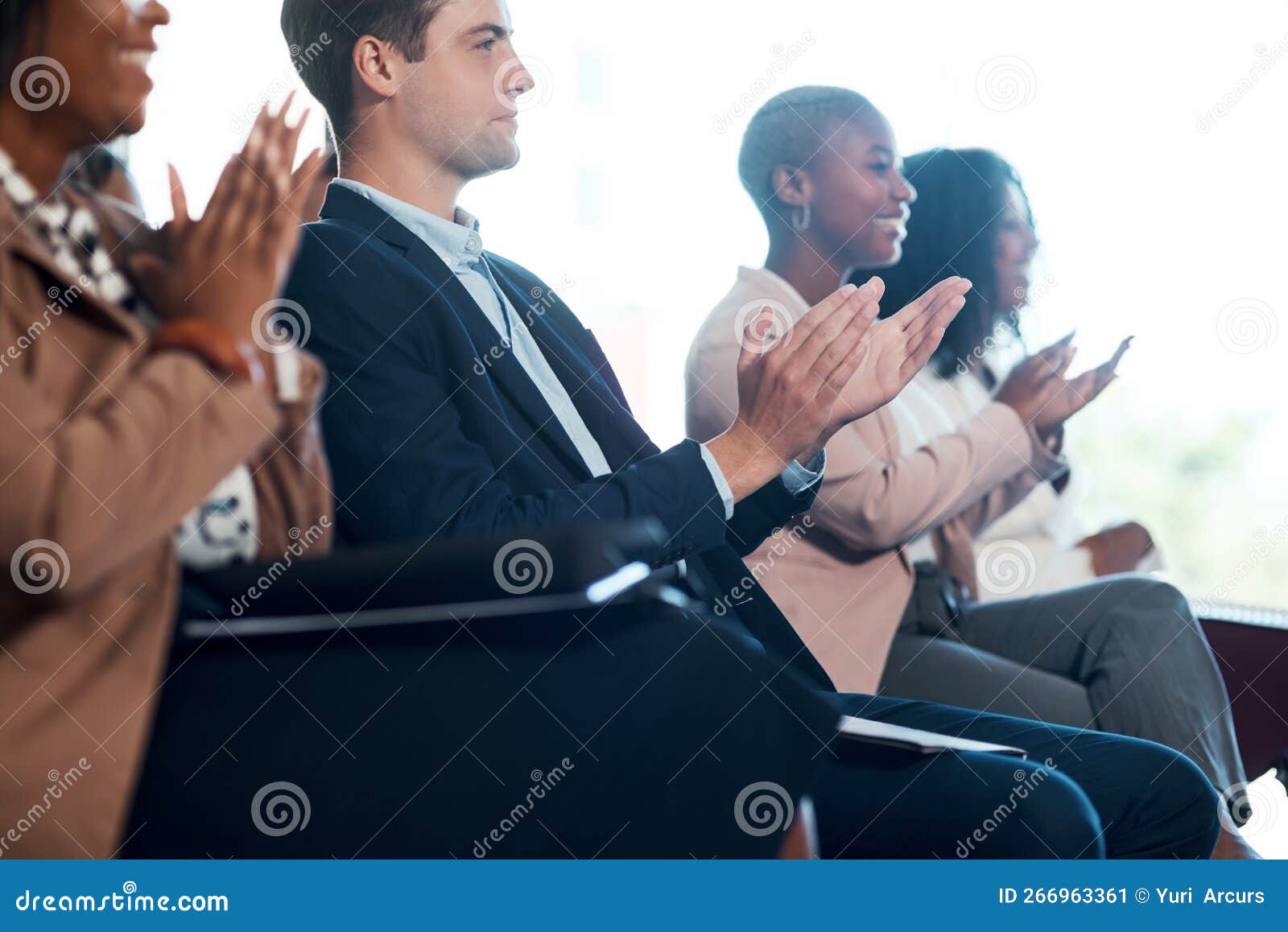 Putting Substance Back into Everything. a Group of Young Businesspeople ...