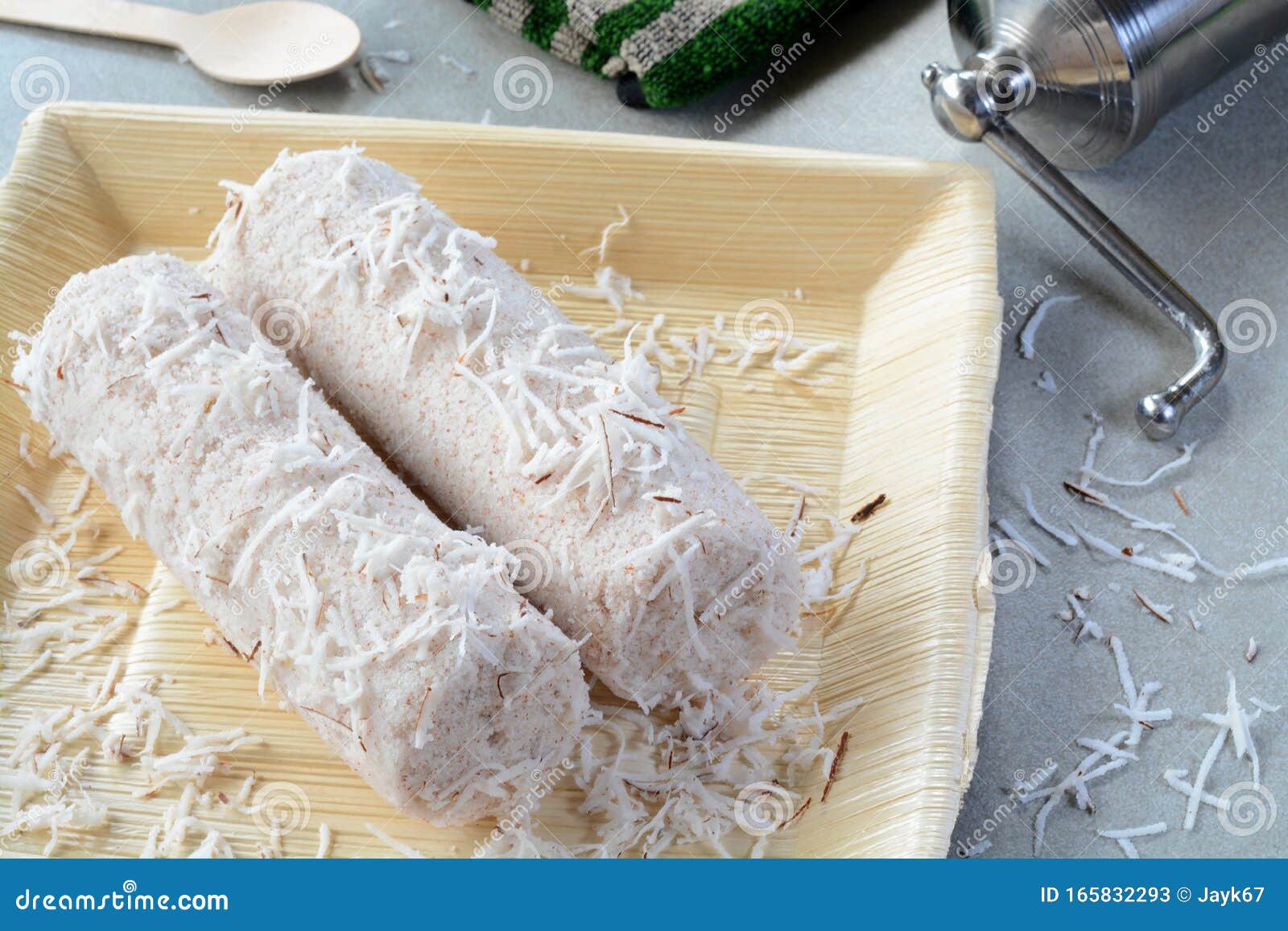 Puttu Indian Breakfast Dish Stock Image - Image of meal, delicious ...