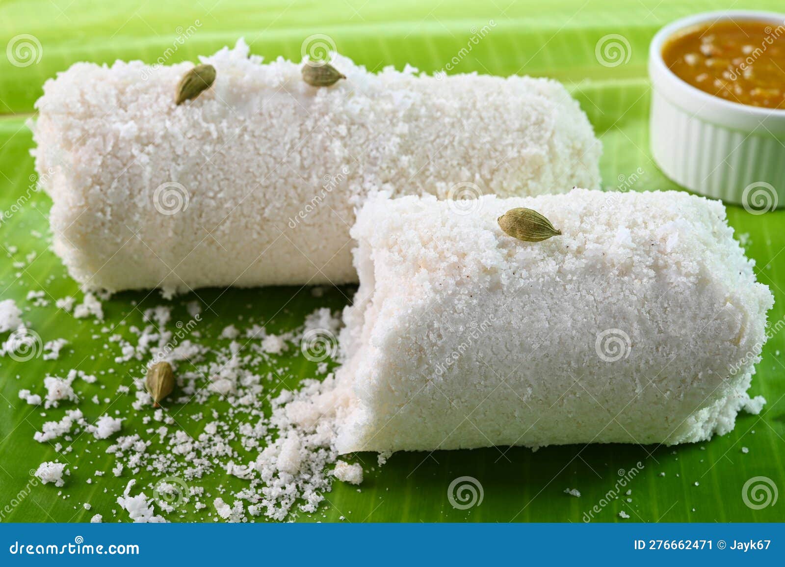 Puttu Indian Breakfast stock image. Image of breakfast - 276662471