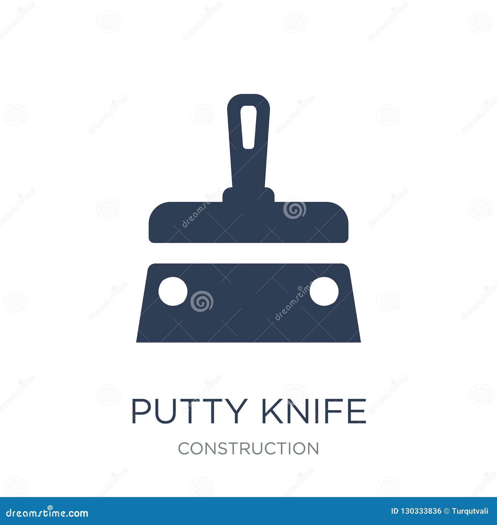 Putty Knife Icon. Trendy Flat Vector Putty Knife Icon on White B Stock ...