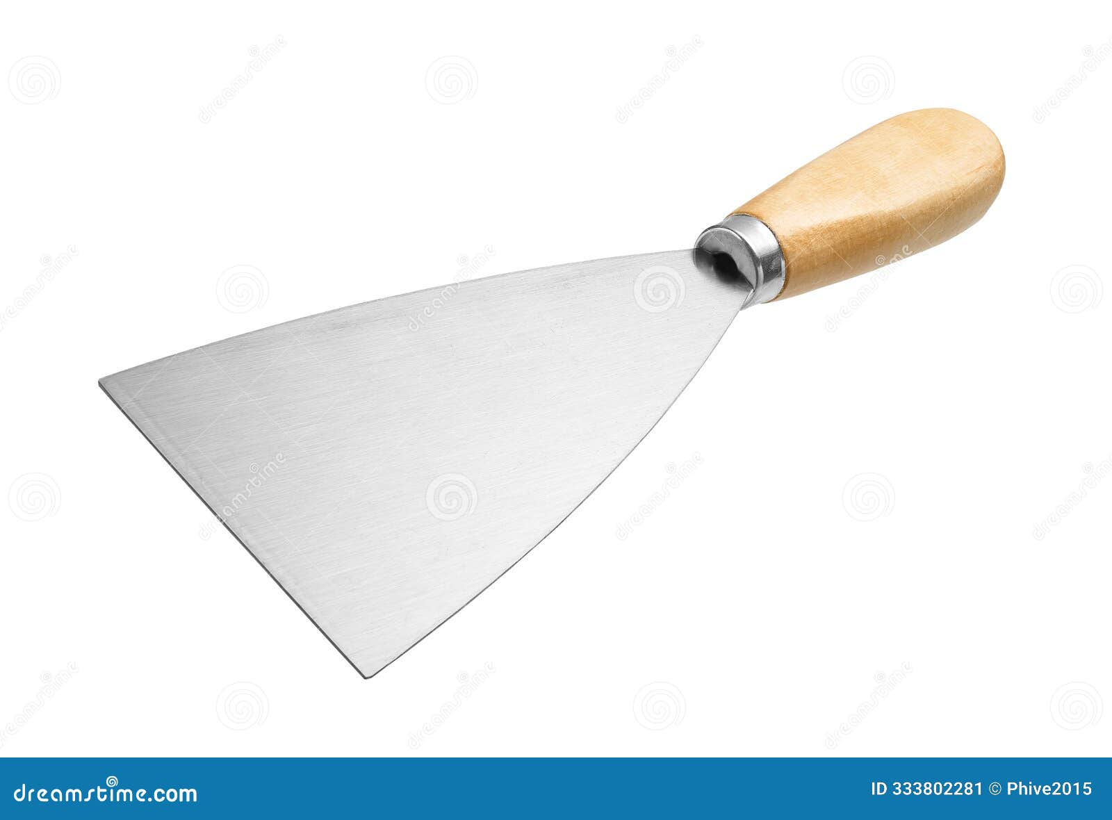 Putty Knife Scraper Isolated Stock Image - Image of metal, putty: 333802281
