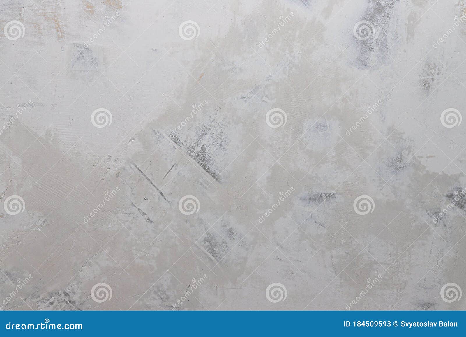 Putty Wall. Stucco on a Drywall Wall Stock Image - Image of patching ...