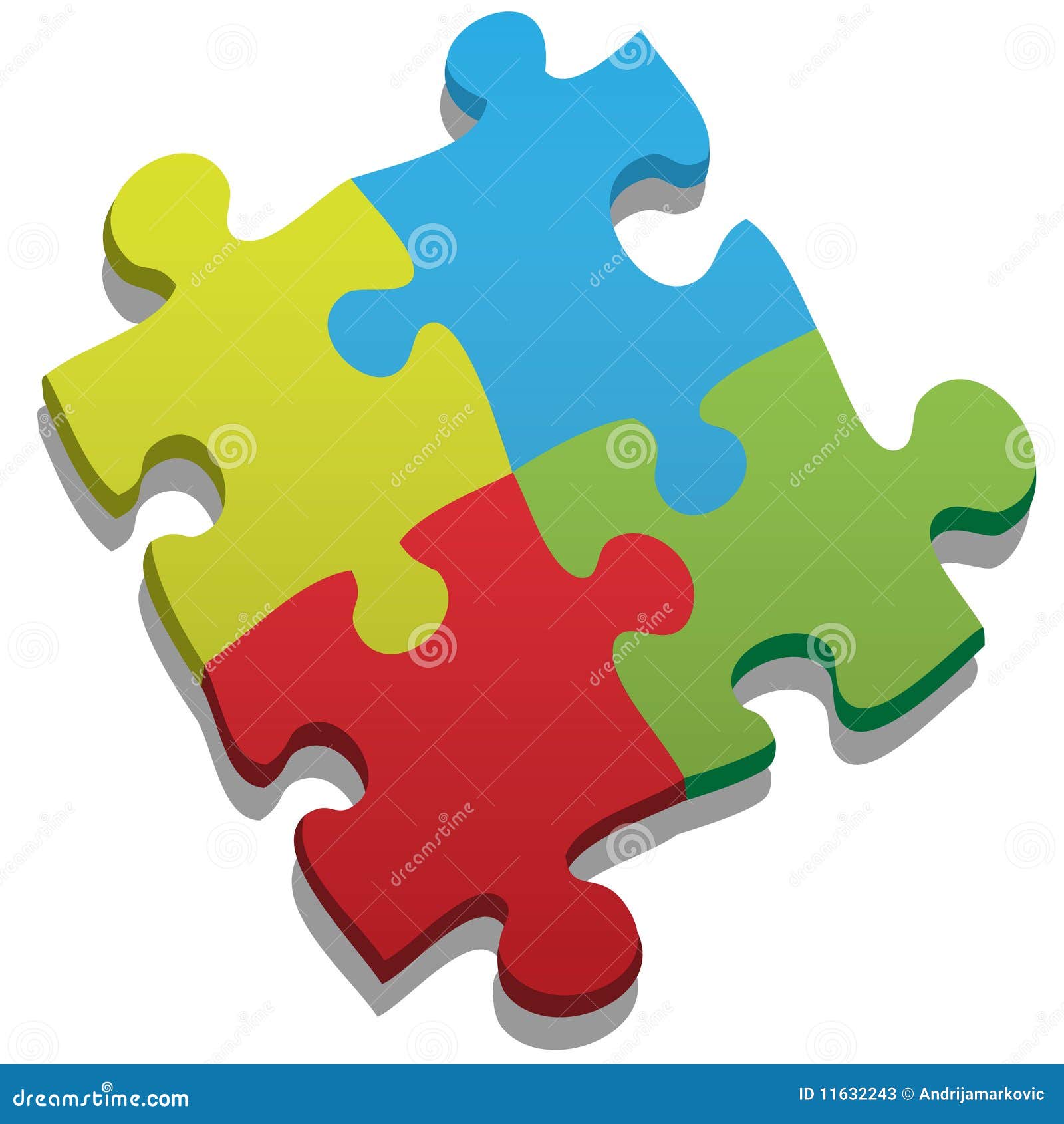 Puzzle stock vector. Illustration of color, internet - 11632243