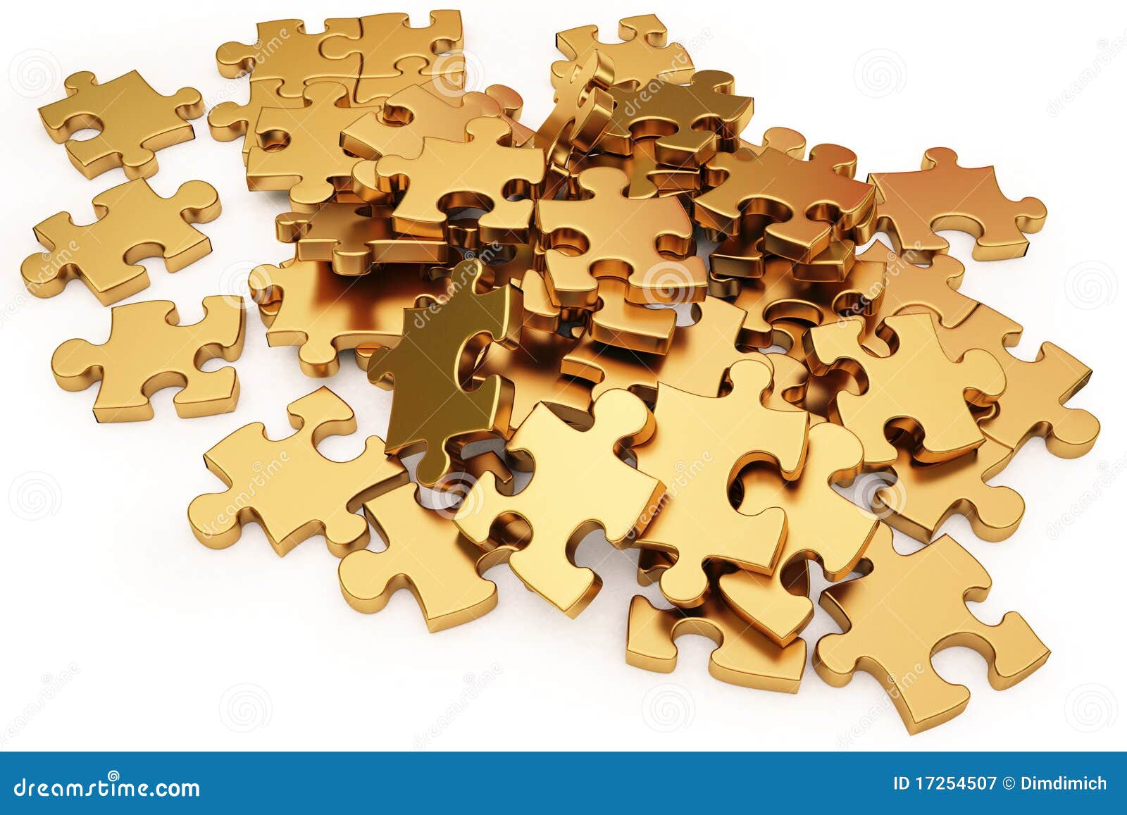Puzzle stock illustration. Illustration of isolated, macro - 17254507