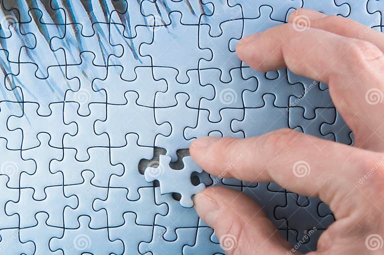 Puzzle stock image. Image of answer, strategy, problem - 17612979