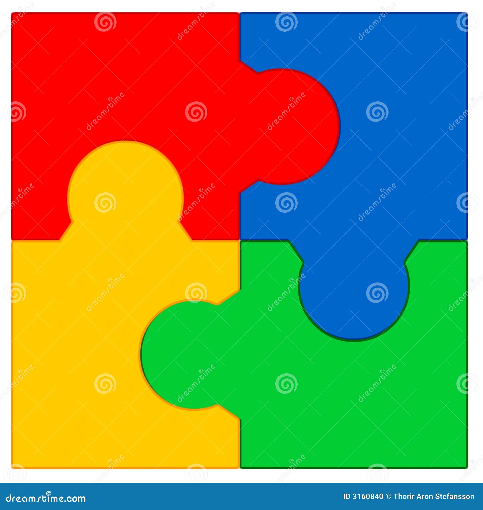 Puzzle #4 stock illustration. Illustration of assembly - 3160840