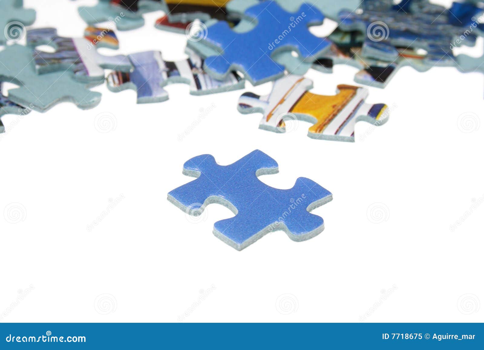 Puzzle stock image. Image of isolated, object, connection - 7718675