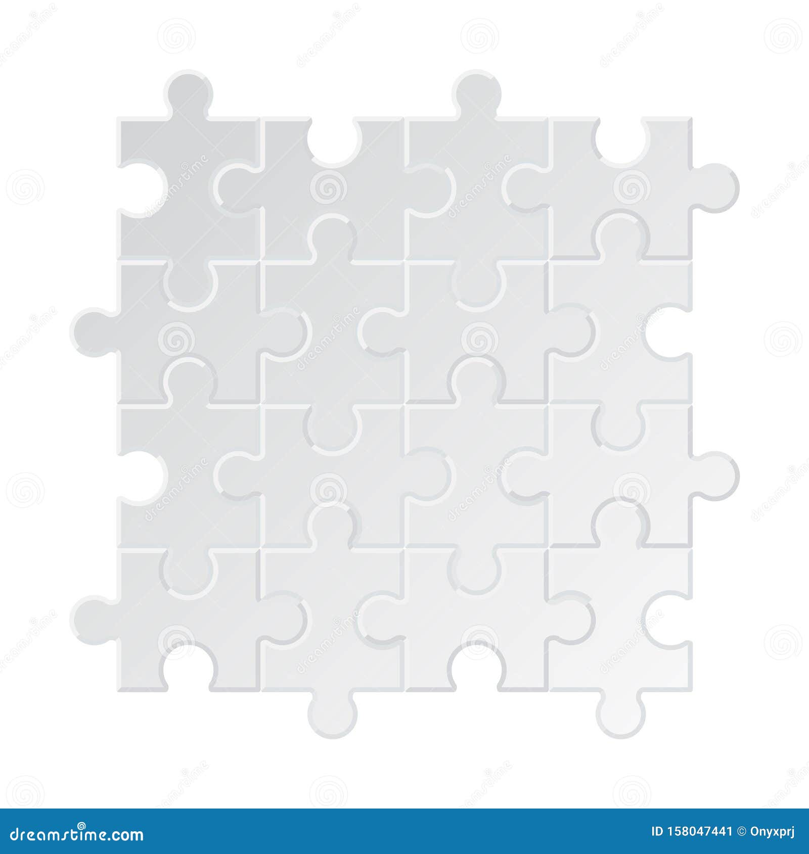 Puzzle Background. Business Jigsaw Tags Collection Different Pieces ...