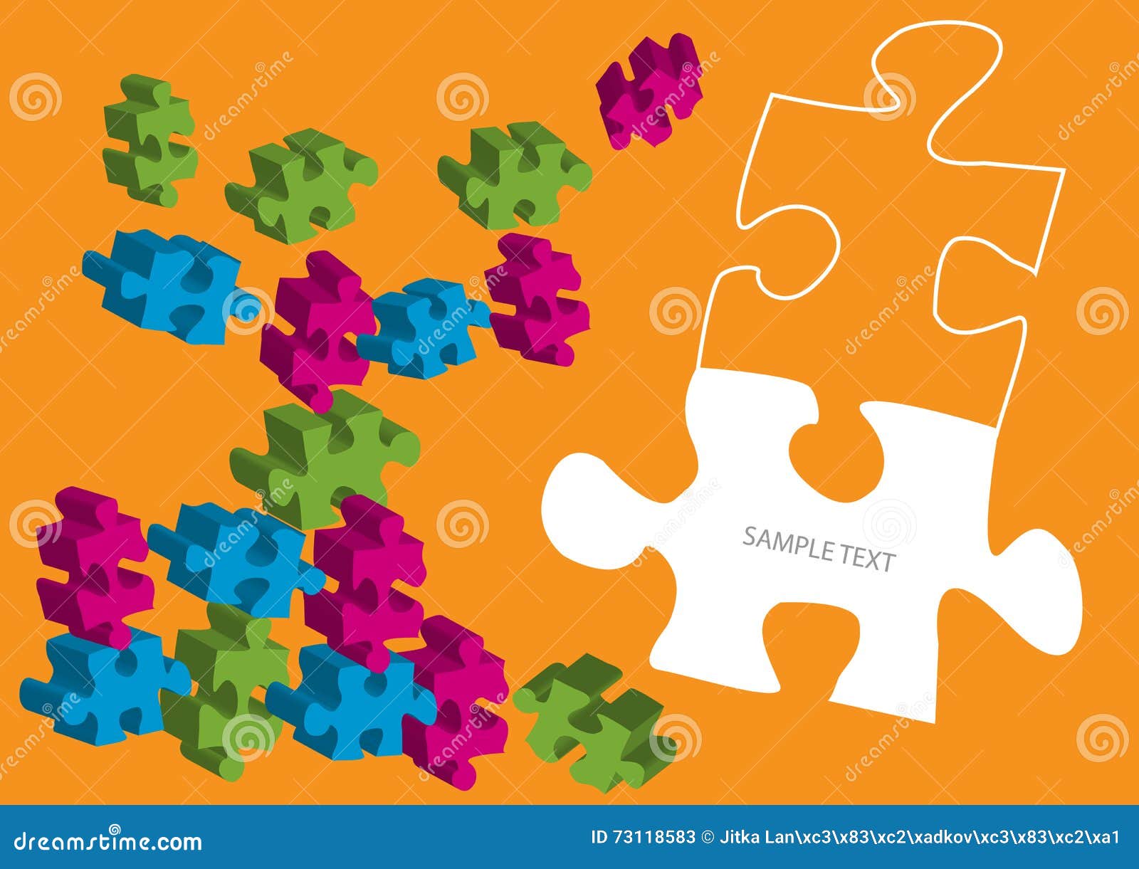 Puzzle background stock illustration. Illustration of puzzle - 73118583